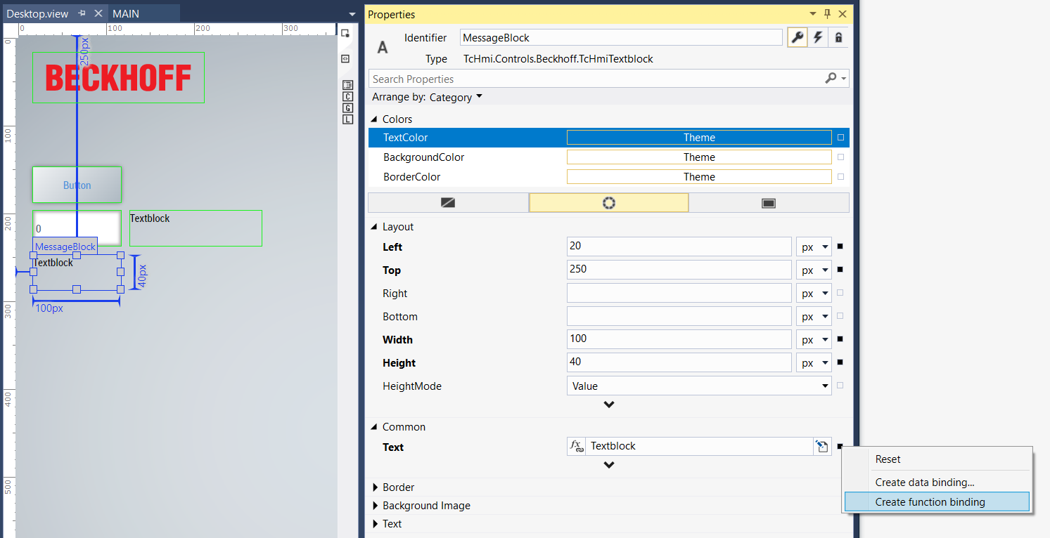 Twincat Hmi Your First Project Project Upload Server Config Hello Twincat