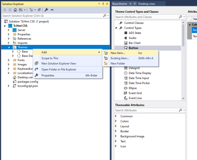 TwinCAT HMI – CSS and Themes crash course - Hello TwinCAT