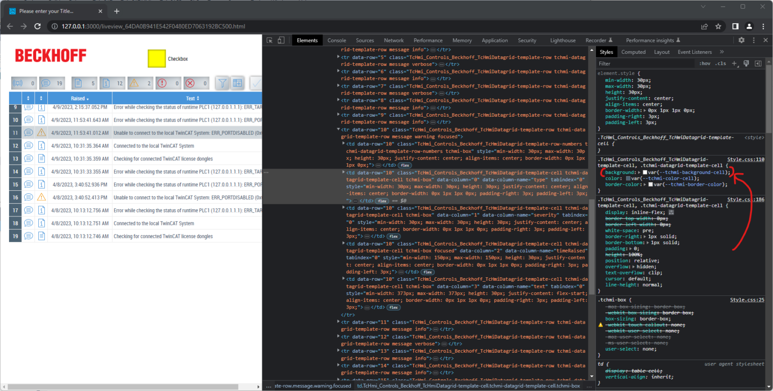 TwinCAT HMI – CSS and Themes crash course - Hello TwinCAT